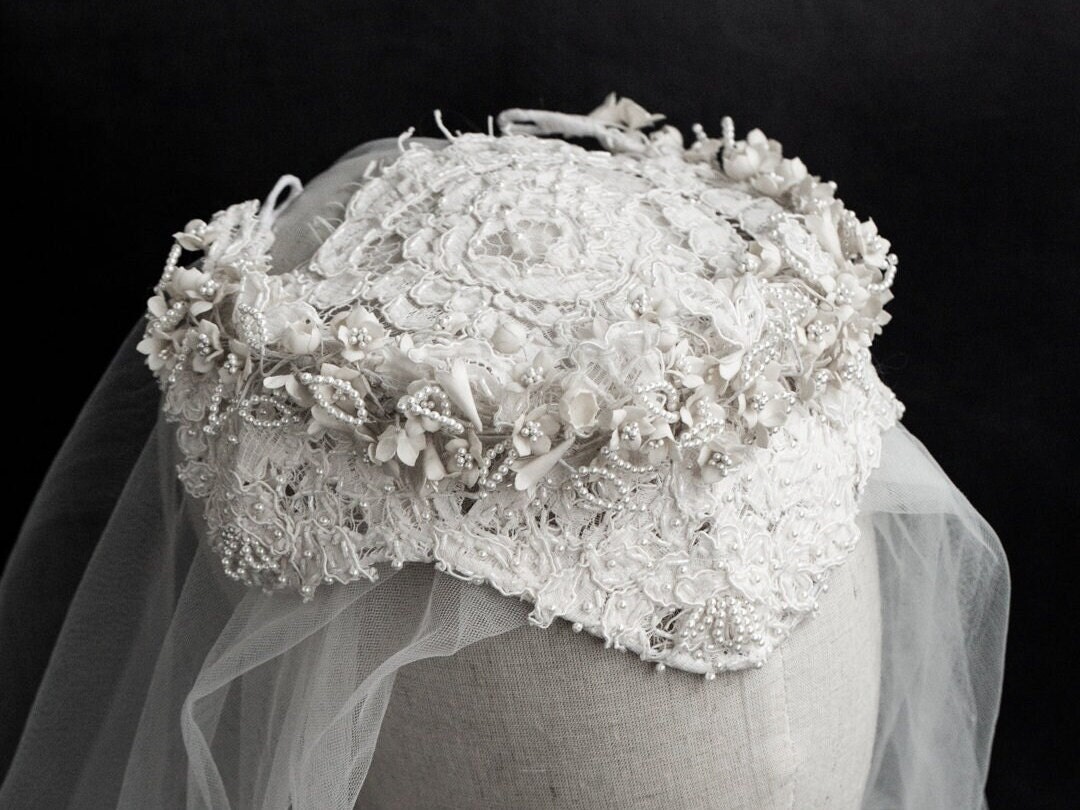 Grace Kelly Inspired Juliet Cap | Handcrafted With Vintage French Lace ...