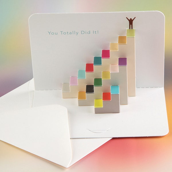 Congratulations Pop up Card - Etsy