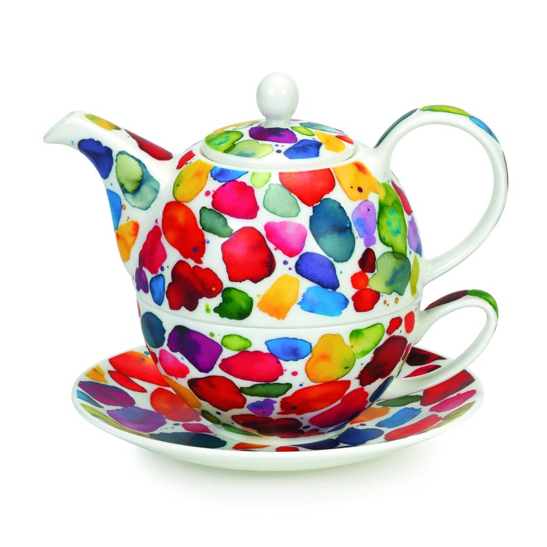Dunoon Tea Set BLOBS T41 Set Teapot Teacup and Saucer - Etsy UK
