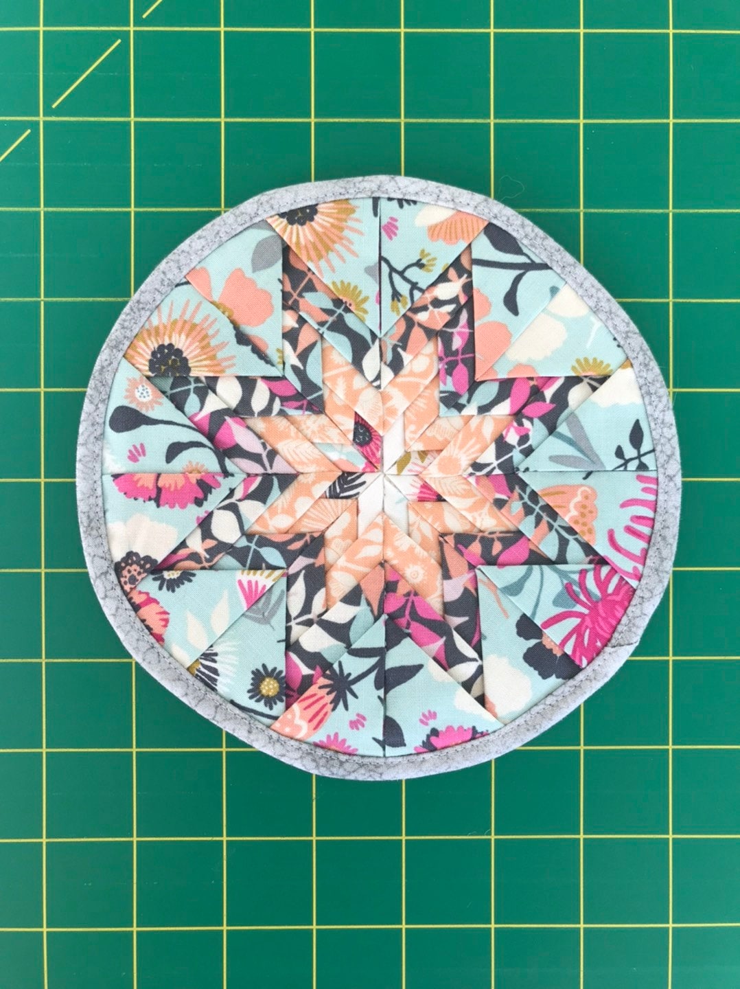 Round Folded Star Pot Holder Pattern - PDF - Etsy
