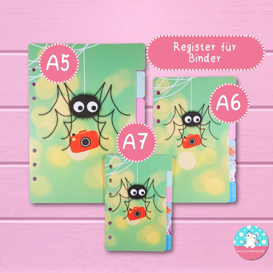 Register Directory A5 A6 A7 Budget Binder Binder Budget Book Cover ...