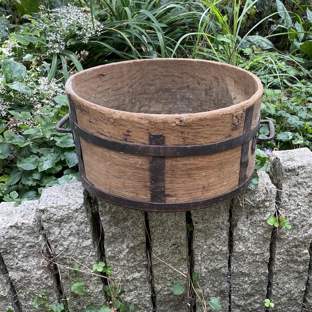 Grain Measure Bushel Grain Measure Made of Wood Antique Ca 1855 - Etsy