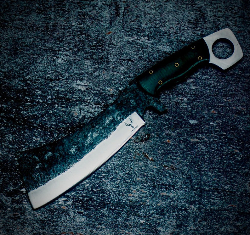 Fire Forged Machete Hung Knife Bushcraft Knife Gift for Groomsmen Gift ...