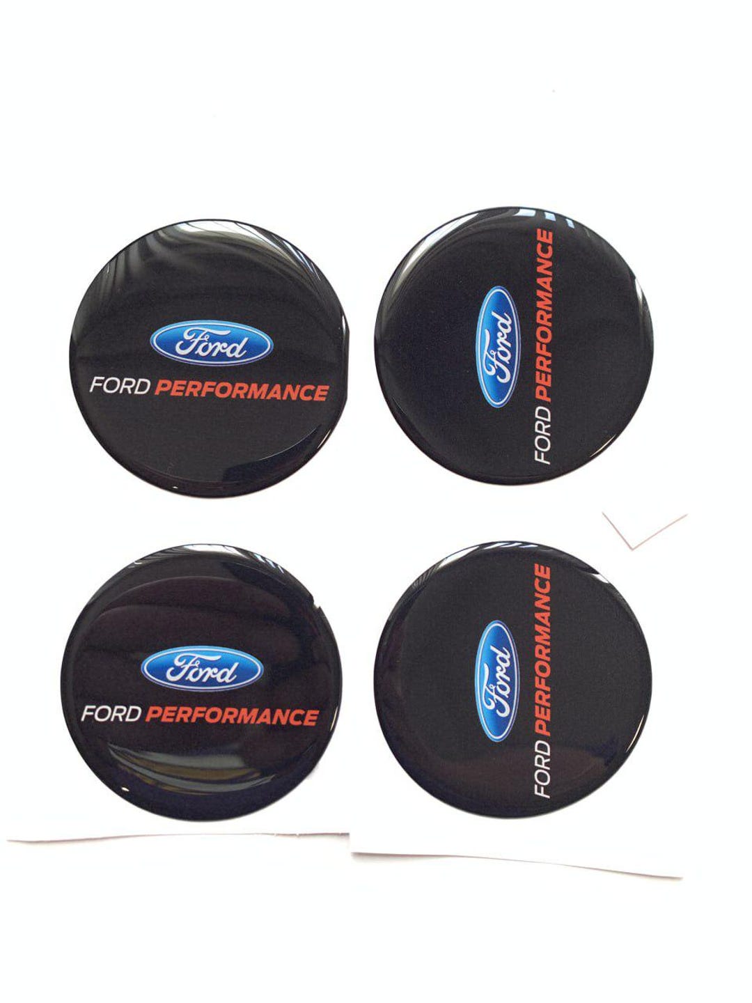 Ford Epoxy Emblem Set of 4 X All Sizes Domed Silicone Stickers 3D Print ...