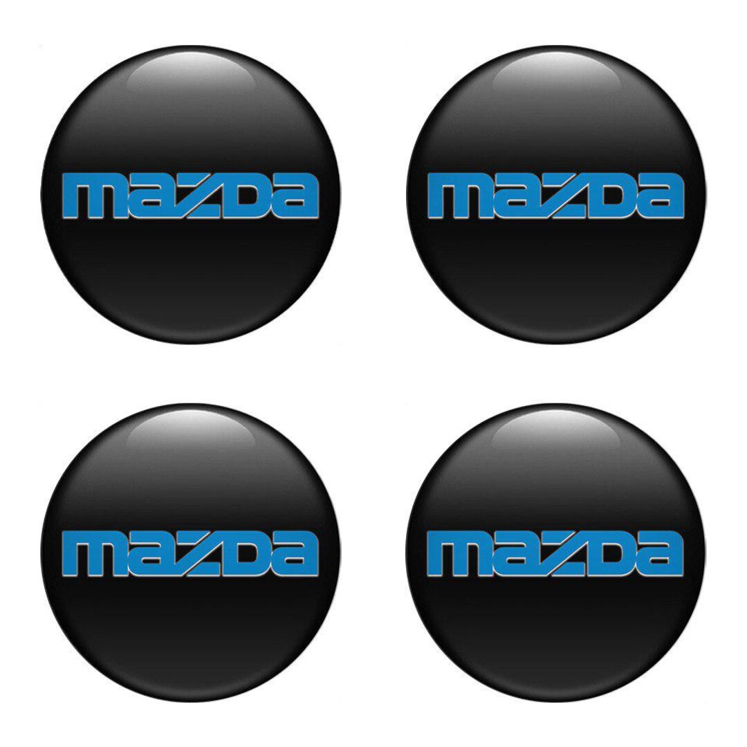 Mazda Epoxy Emblem Set, Domed 3D Silicone Stickers - Etsy