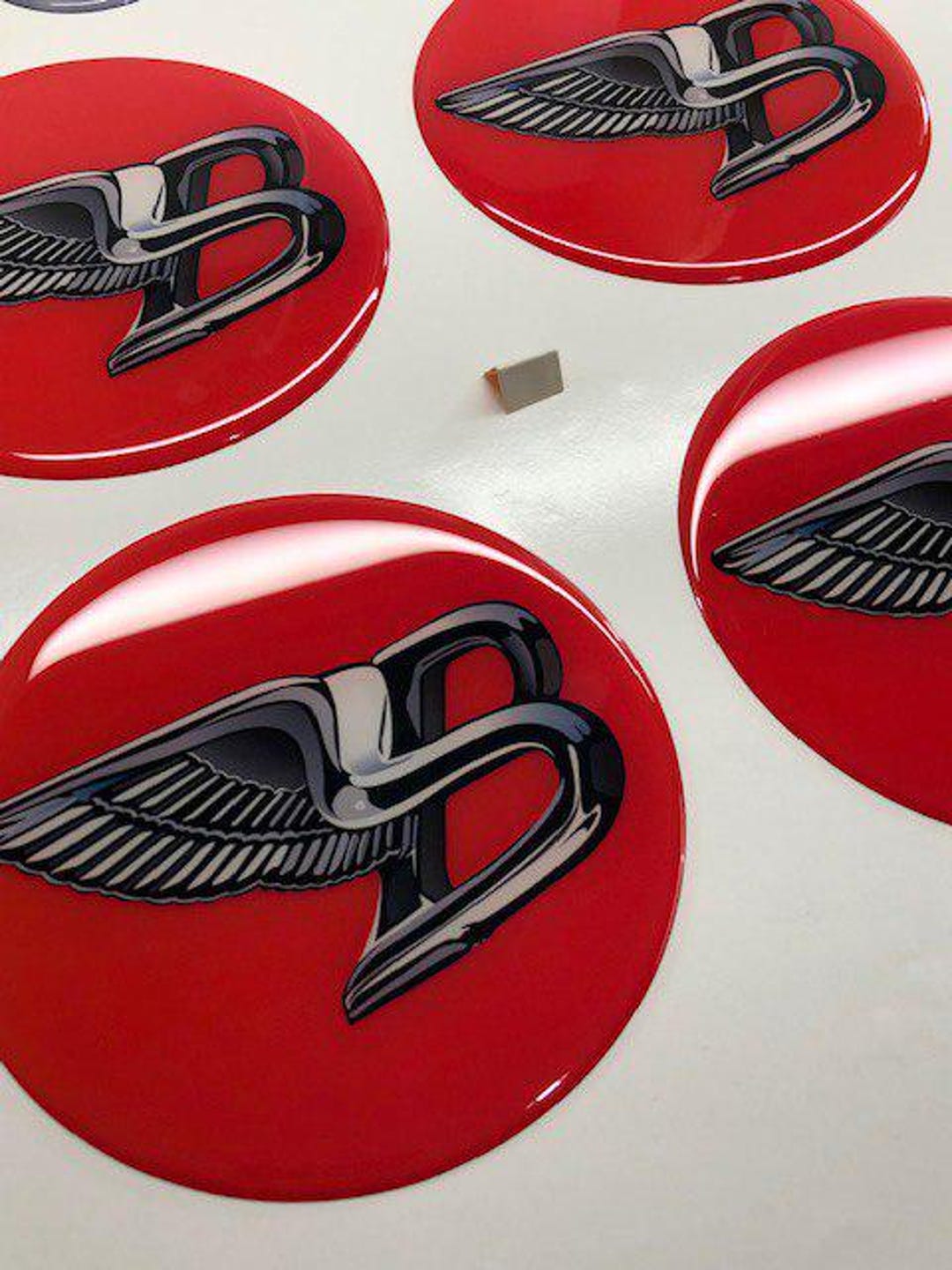 Bentley Logo Domed Stickers, 3D Print Epoxy Emblem (set of 4) - Etsy