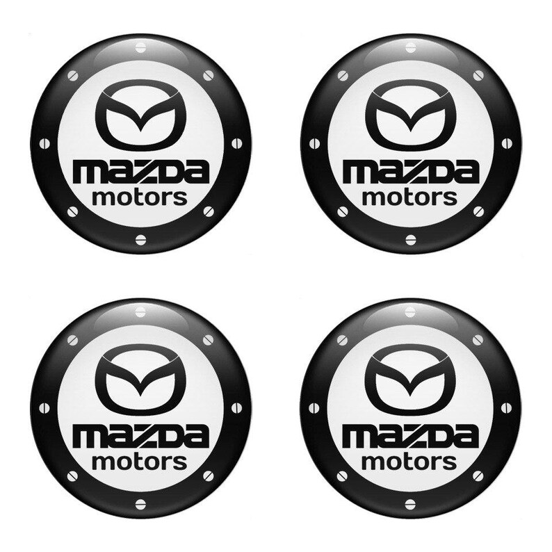 Mazda Epoxy Emblem Set, Domed 3D Silicone Stickers - Etsy