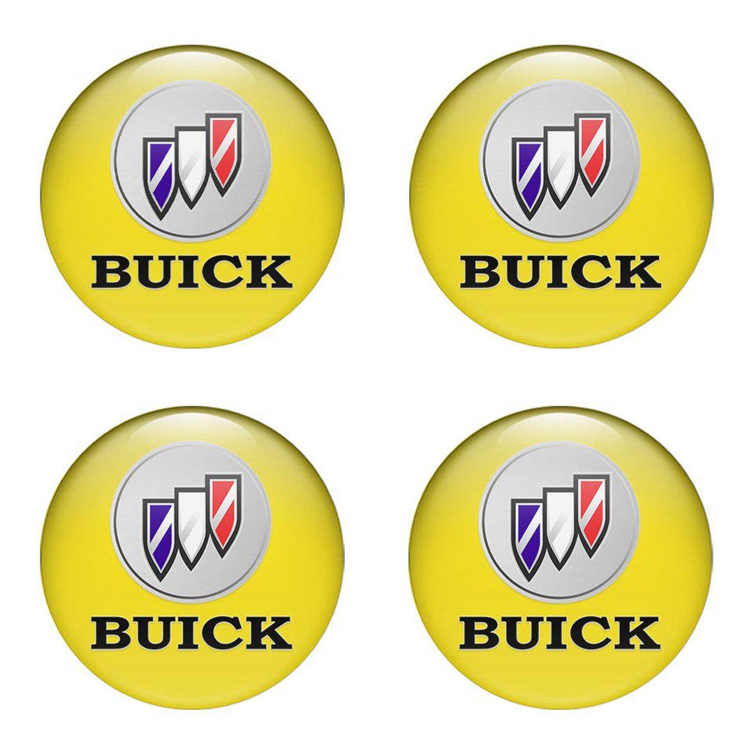 Buick Logo Domed Emblem Stickers, Set of 4, Weatherproof - Etsy