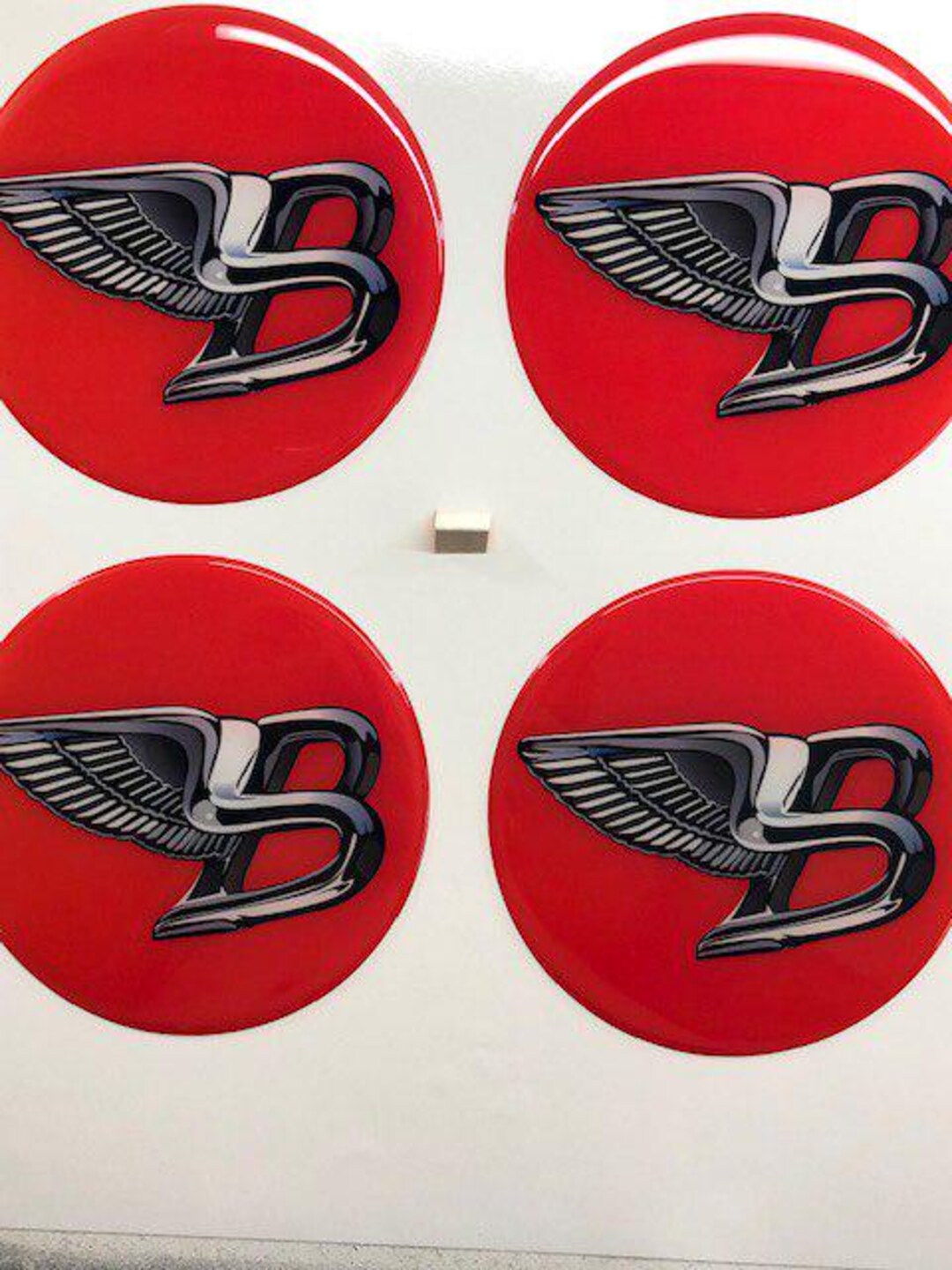 Bentley Epoxy Emblem Set of 4 X All Sizes Domed Silicone Stickers 3D ...