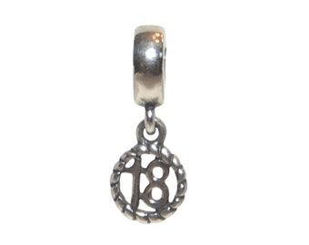 Pandora 18th Birthday Charm - Etsy