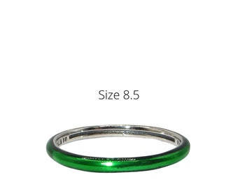 Green Pandora Ring - Etsy