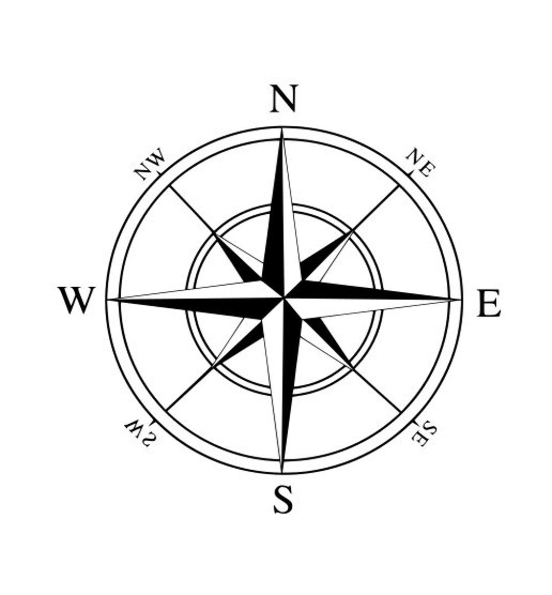 Compass SVG- Compass Cut Files - Etsy