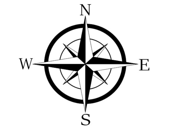 Compass SVG- Compass Cut Files - Etsy