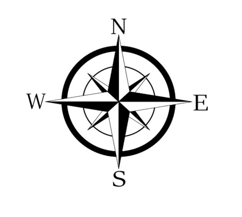 Compass SVG- Compass Cut Files - Etsy