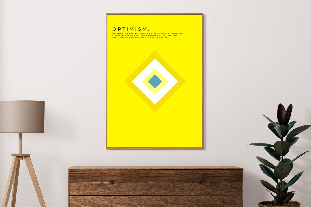 Optimism Pop Art, Wall Art, Gallery Wall Set, Popart Prints ...