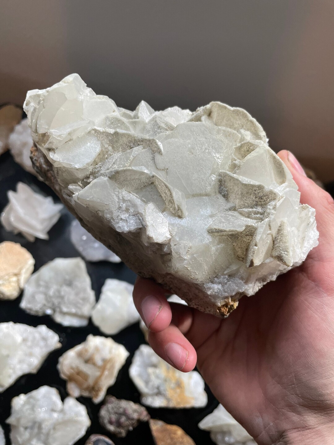 Large Washington Calcite Blade Cluster - Etsy