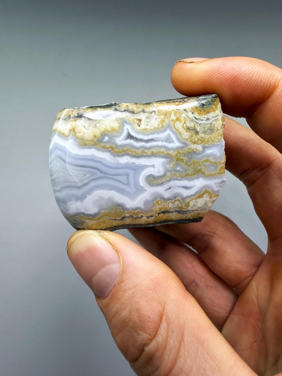 Washington State Blue Lace Agate - Etsy
