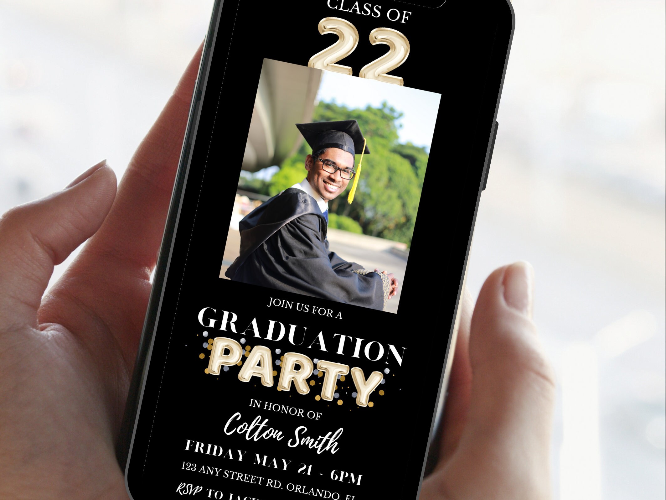 Digital Graduation Invitation Template Graduation Party - Etsy