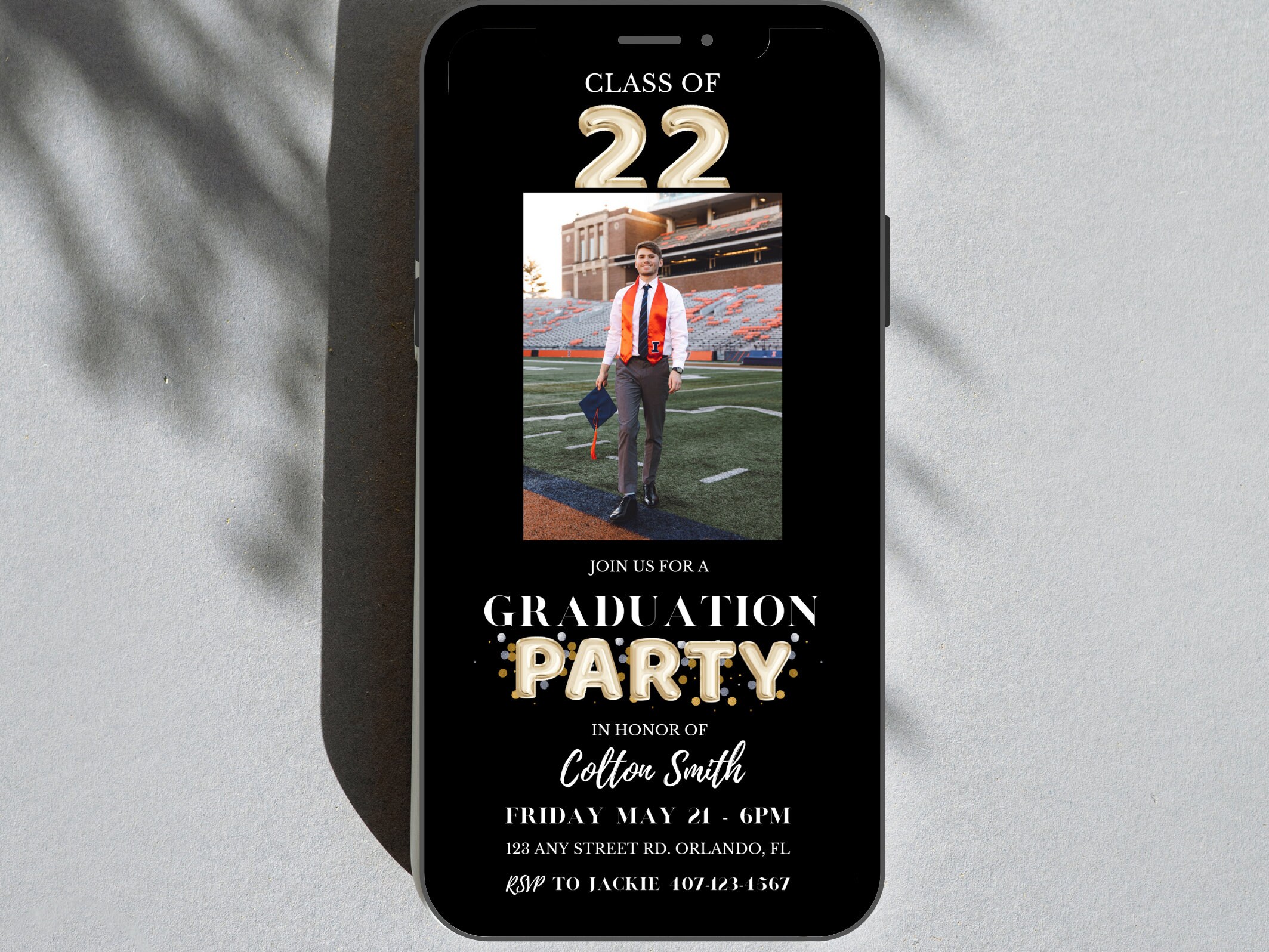 Digital Graduation Invitation Template Graduation Party - Etsy