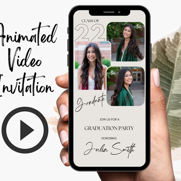 Graduation Invitation Template Digital - Etsy