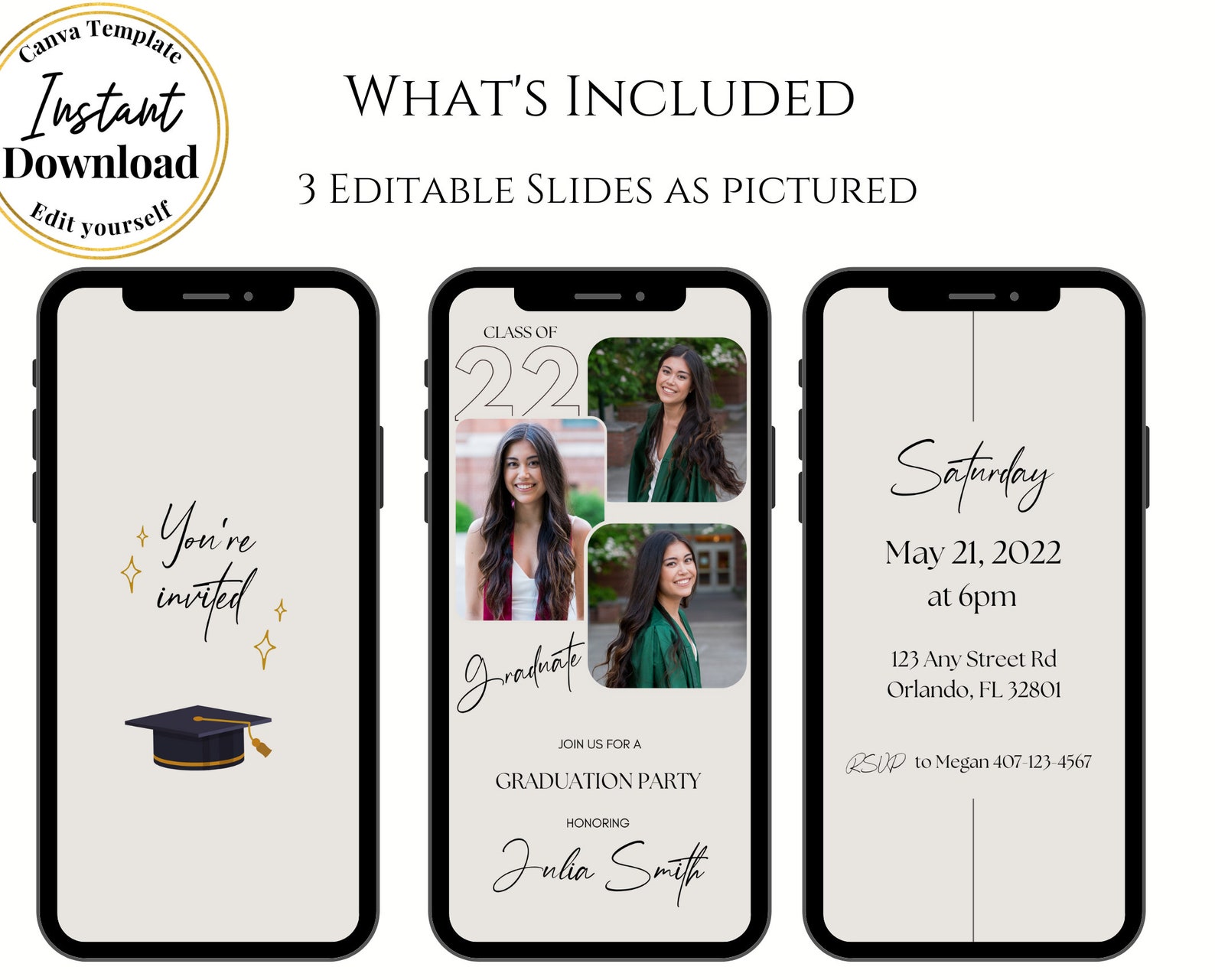 Digital Graduation Invite Graduation Party Invite Graduation - Etsy