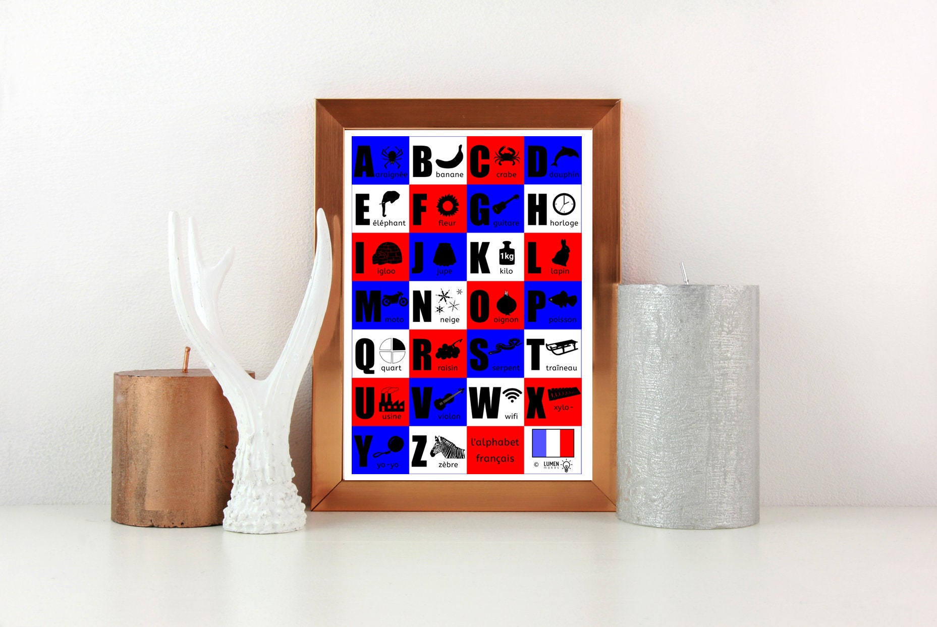 French Alphabet Posters to Download and Print - Etsy