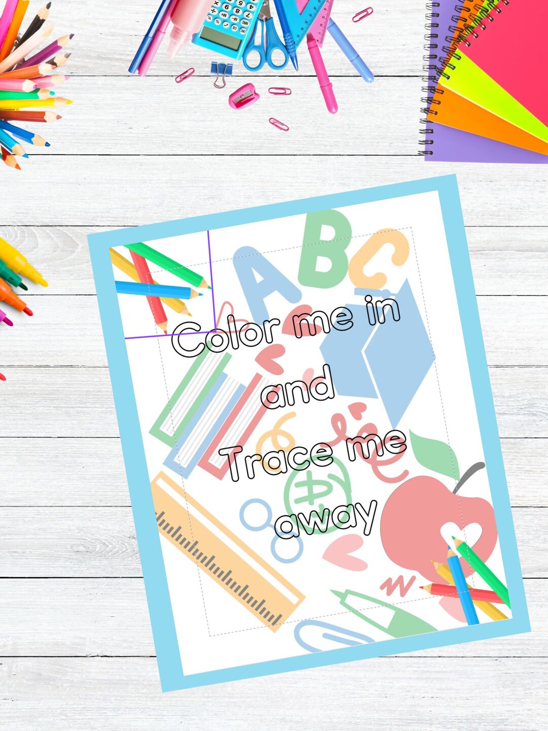 Tracing Alphabet, Coloring Pages. - Etsy