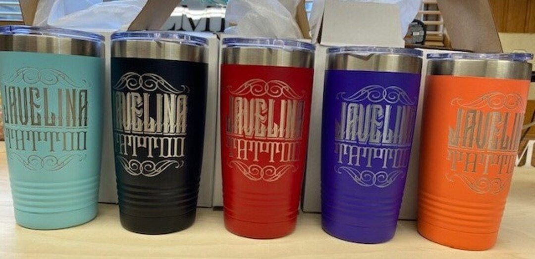 Engraved Javelina Tattoo 20oz Tumbler - Etsy