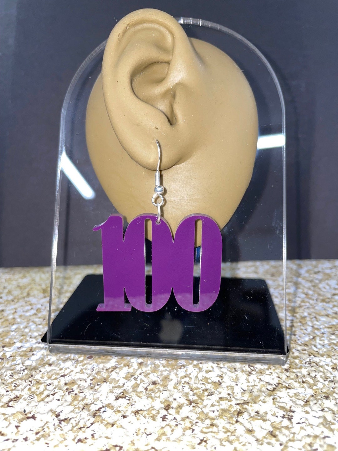 100 Days of School Earrings for Teachers and School Personnel. - Etsy