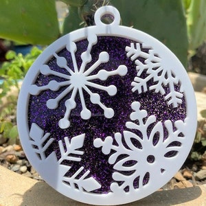 4" Round Christmas Ornaments - Etsy