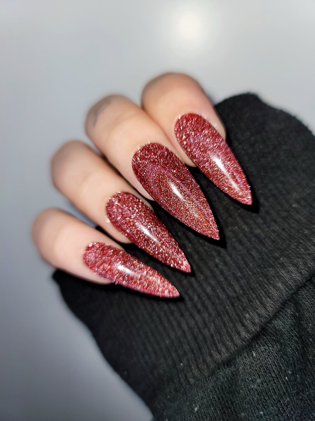 Ron Burgundy Super Sparkle Collection Hand Painted Press - Etsy