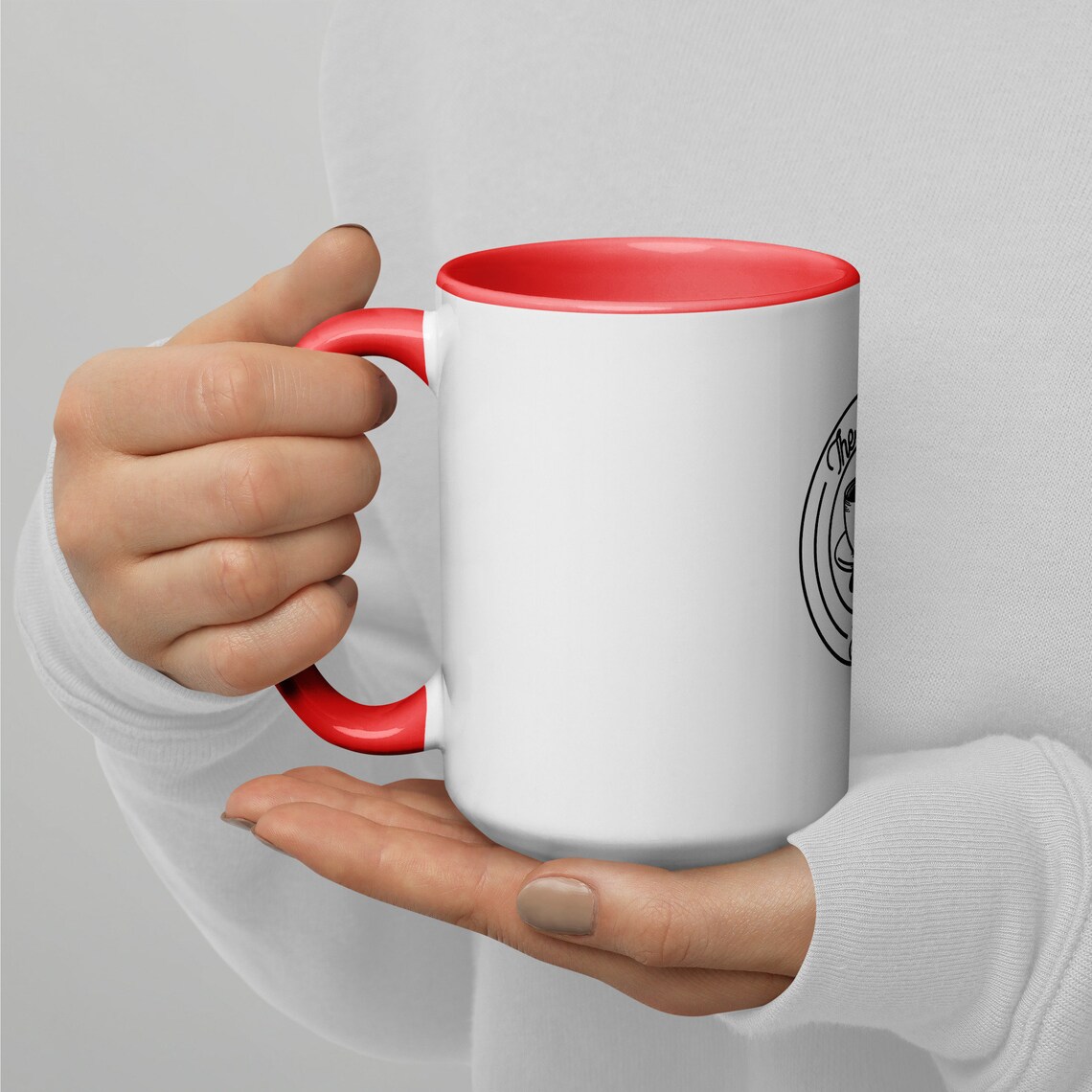 The Roasted Bean Mug With Color Inside - Etsy