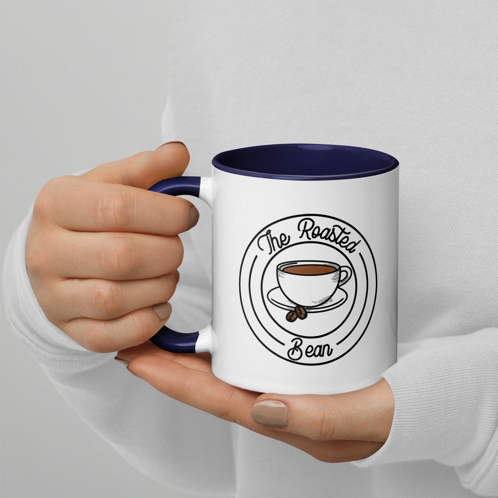 The Roasted Bean Mug With Color Inside - Etsy