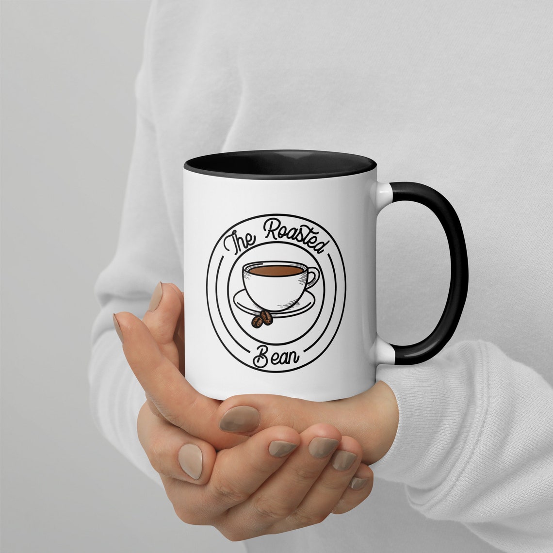 The Roasted Bean Mug With Color Inside - Etsy