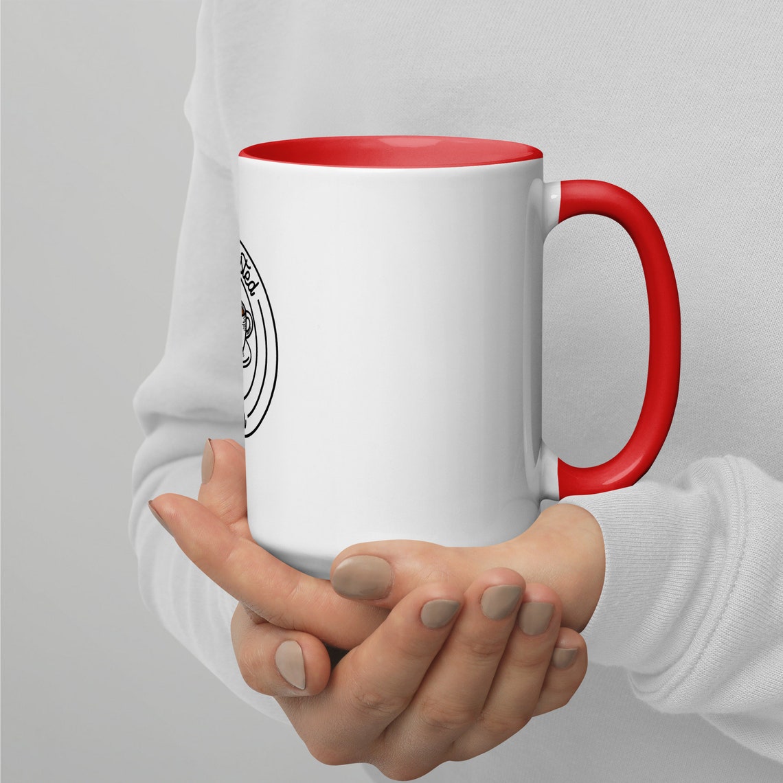 The Roasted Bean Mug With Color Inside - Etsy