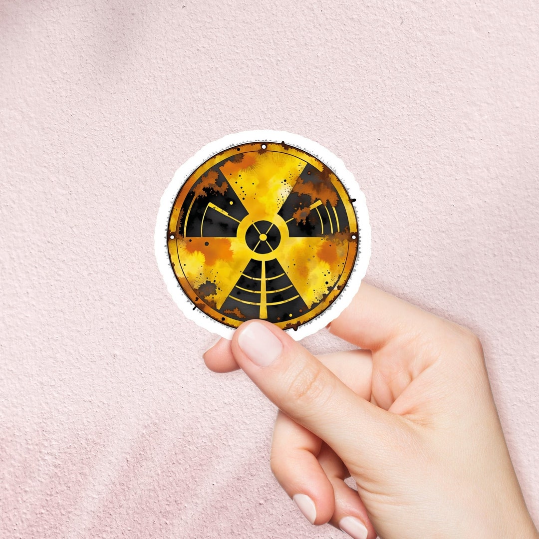 Fallout Radioactive Biohazard Warning Sticker, Industrial Safety Sign ...