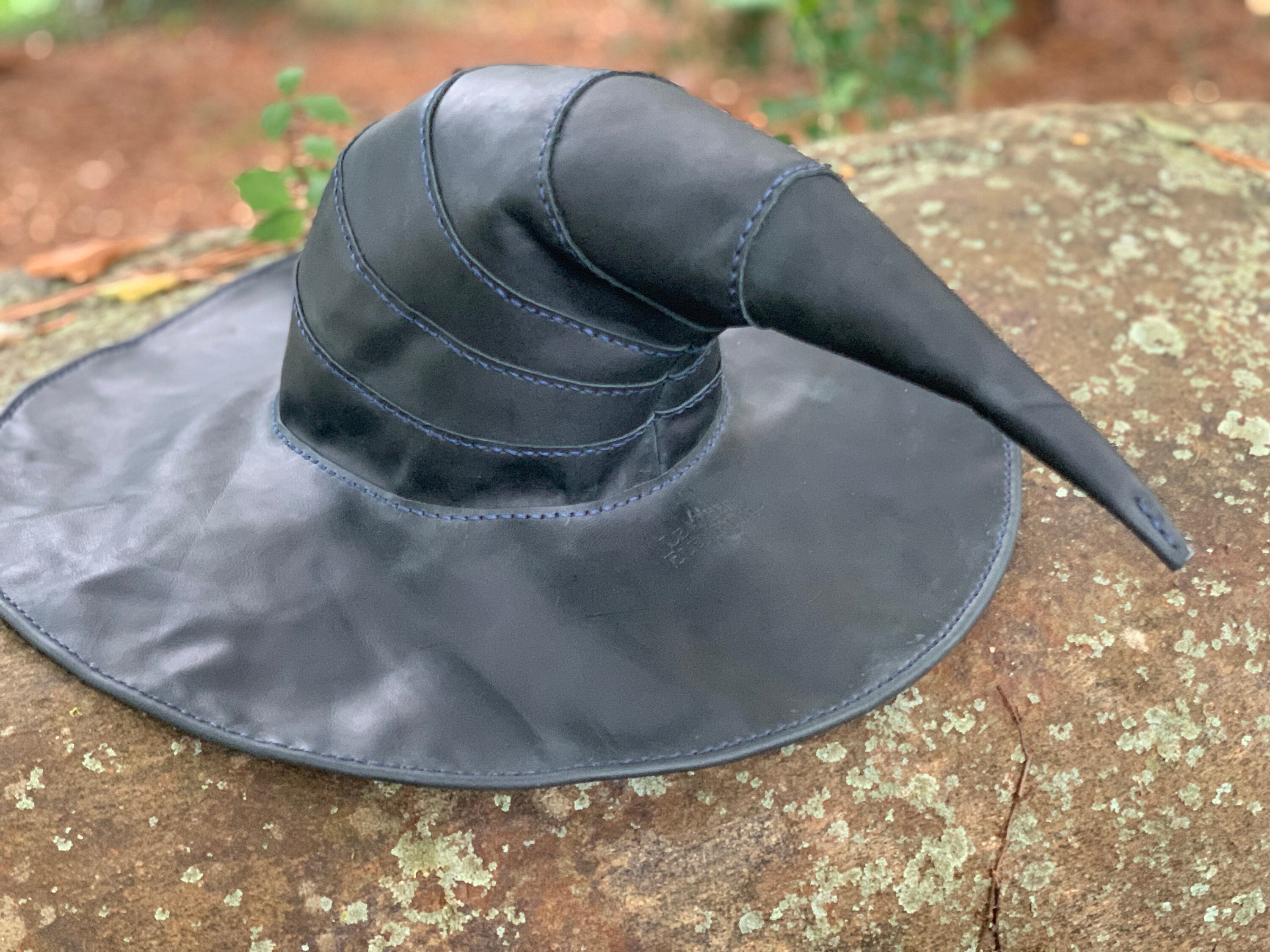 Wizard Hat, Witch, Mage, Fantasy, Costume, Cosplay, Leather, Handmade ...