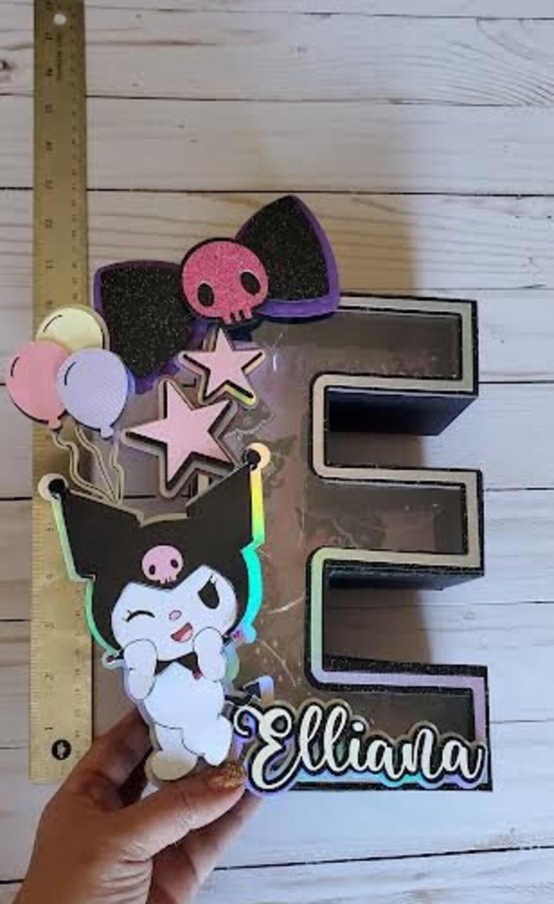 Kuromi 3D Letter/ Kuromi Decoration/ Kuromi Party/ Kuromi/ Kuromi Theme ...