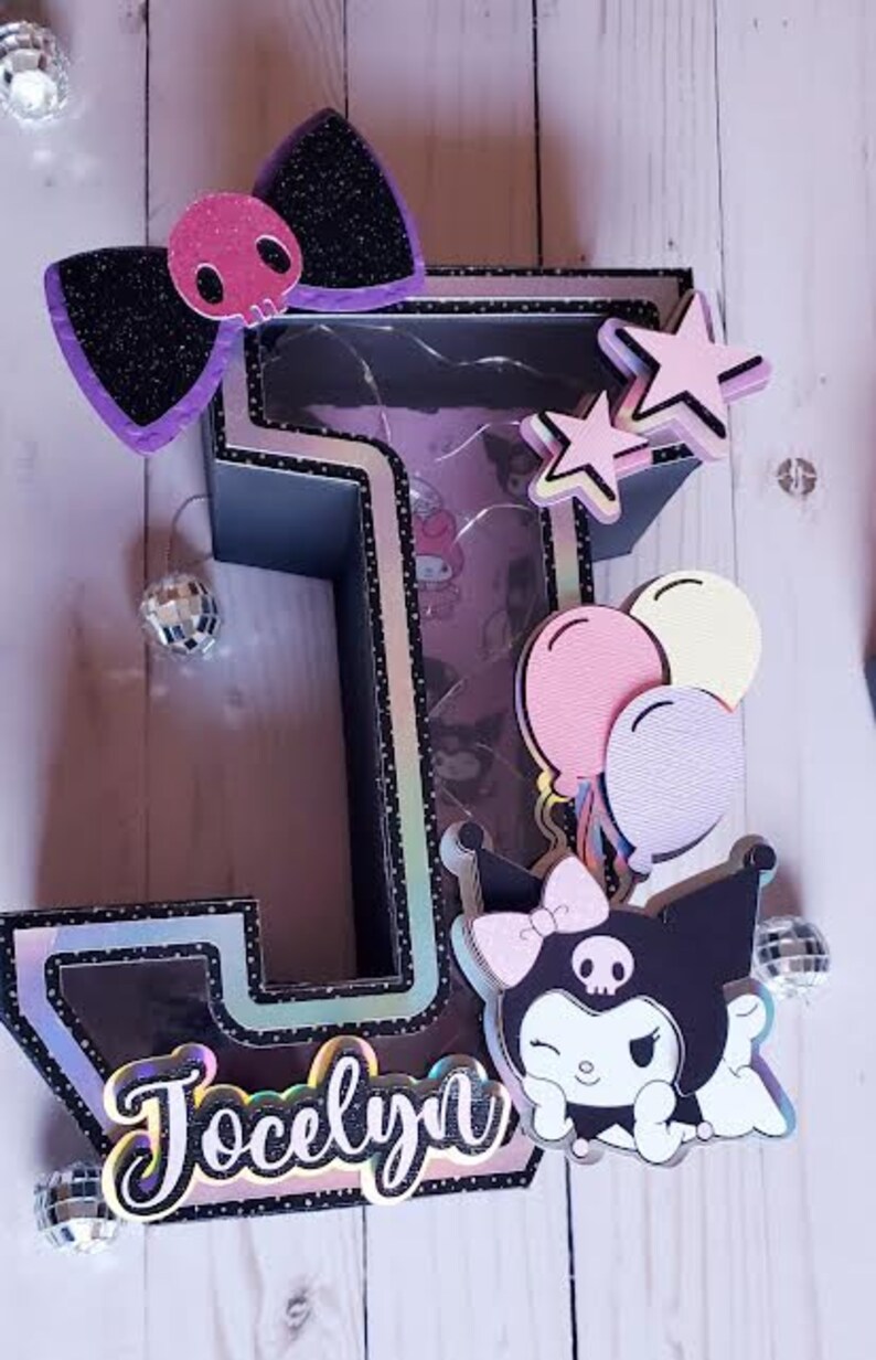 Kuromi 3D Letter/ Kuromi Decoration/ Kuromi Party/ Kuromi/ Kuromi Theme ...