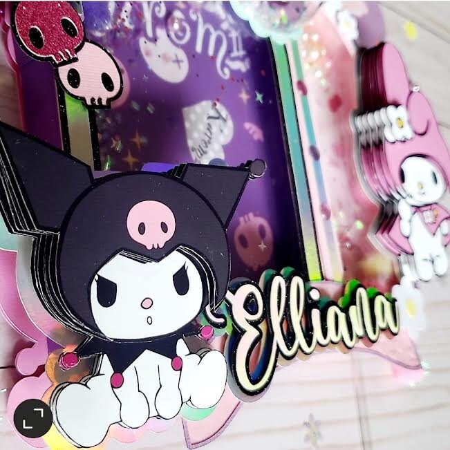 Kuromi Cake Topper/ Kuromi and My Melody Cake Topper/ Kuromi Party ...