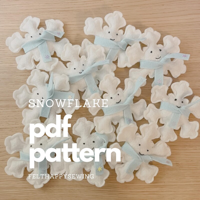 Felt Snowflake - Etsy