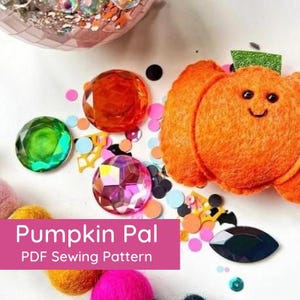 Pumpkin Sewing Pattern PDF and SVG Felt Pattern Halloween Patterns - Etsy