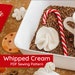 Felt Whipped Cream Sewing Pattern (3 Sizes) | Pretend Play Food (PDF ...