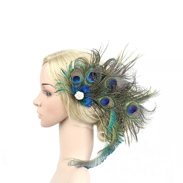 Peacock Headband Etsy