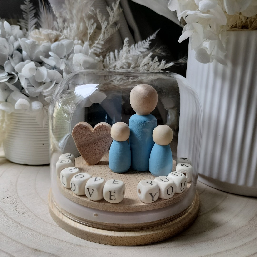 Personalized Family Mega Globe – Custom Figurines, Father's Day Gift - Etsy