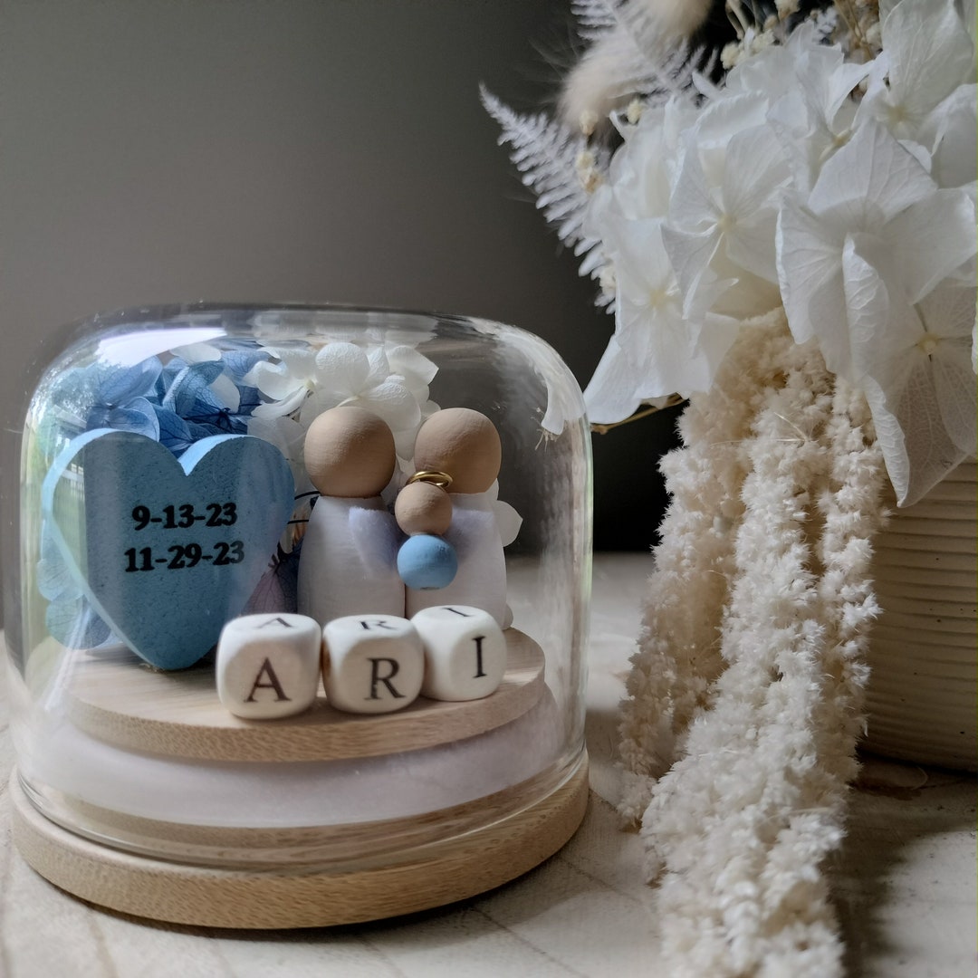 Floral Miscarriage/infancy Loss - (personalized Wording) Baby Angel ...