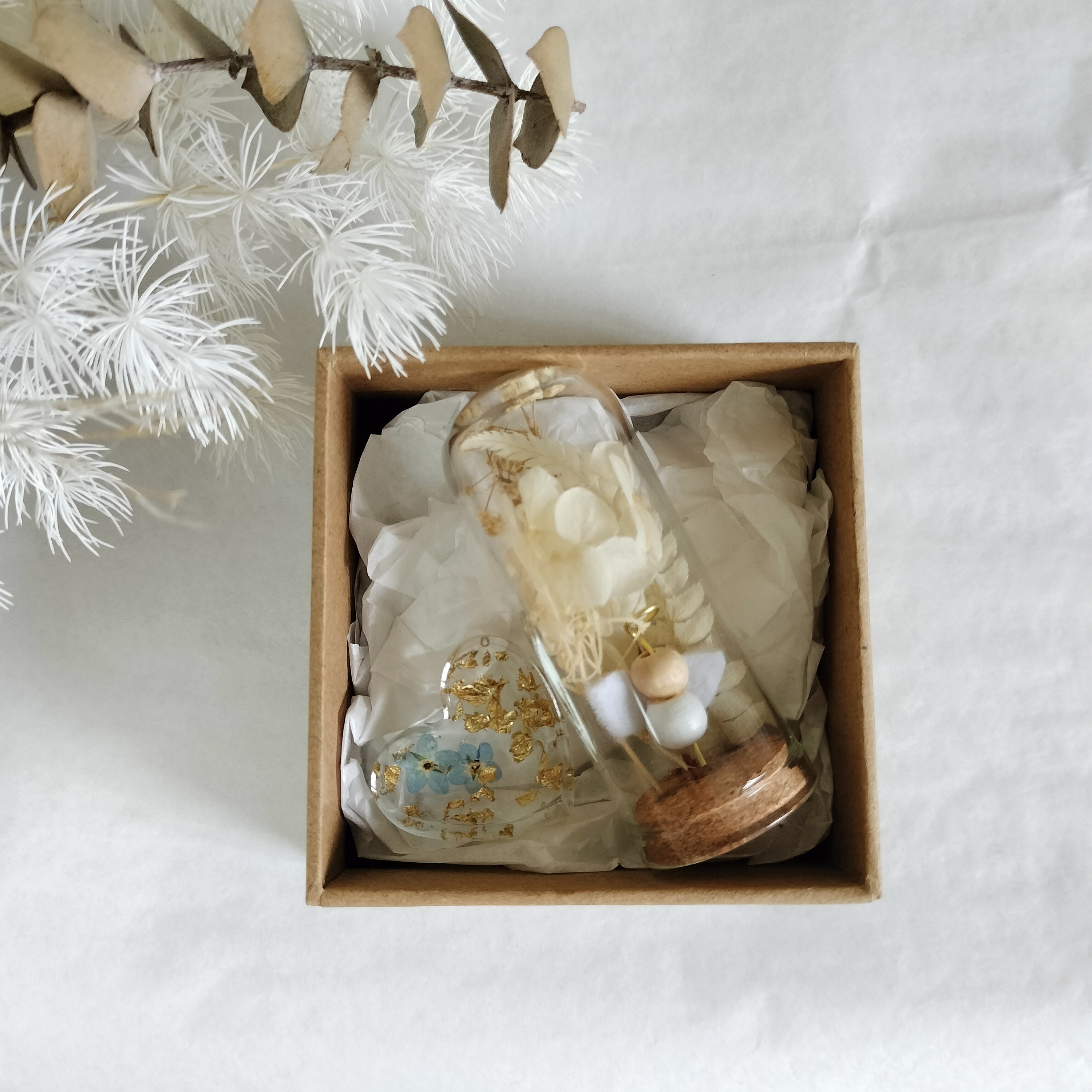 Angel Mail Petite Gift Box Set Floral Angel Globe & Resin - Etsy Australia