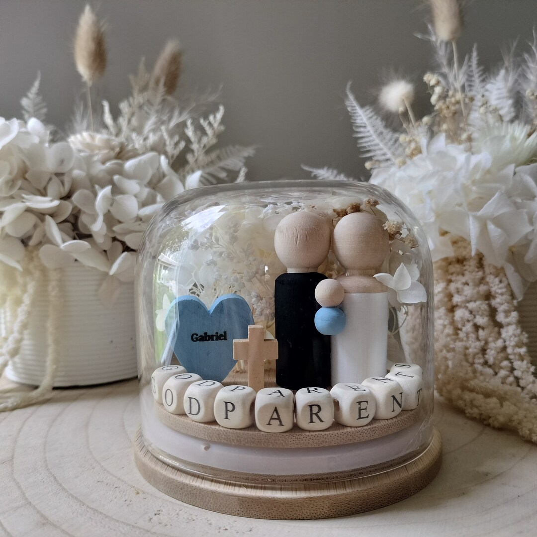 Floral Godparents/godmother/godfather Mega Globe - Pick Your People ...