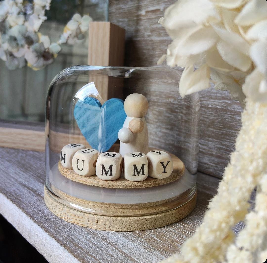Mummy/nanny & Me Customizable Miniature Globe - Pick Your Wording ...