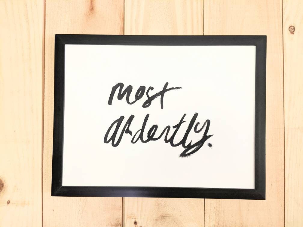 Most Ardently 9x12 ART [romantic Mr. Fitzwilliam Darcy, Pride and ...